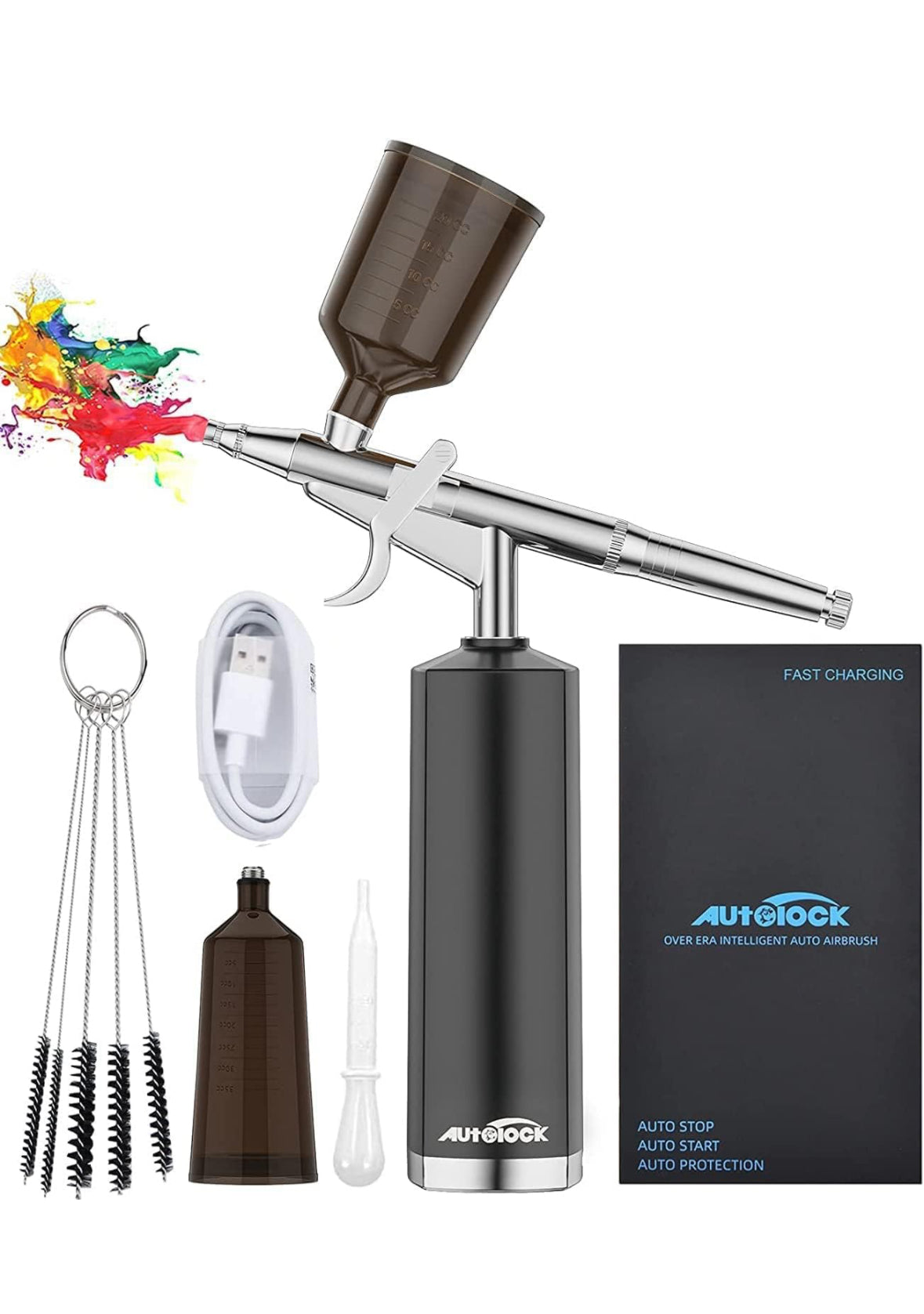Cordless Airbrush Kit w/Traditional Trigger – Fl Barber Supply